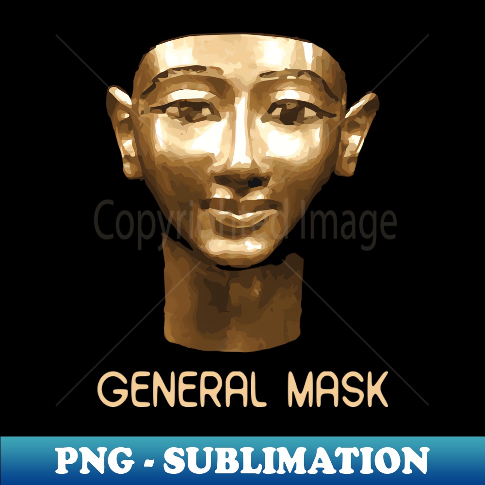 General Golden Mask - PNG Sublimation Digital Download - Bol | Inspire ...