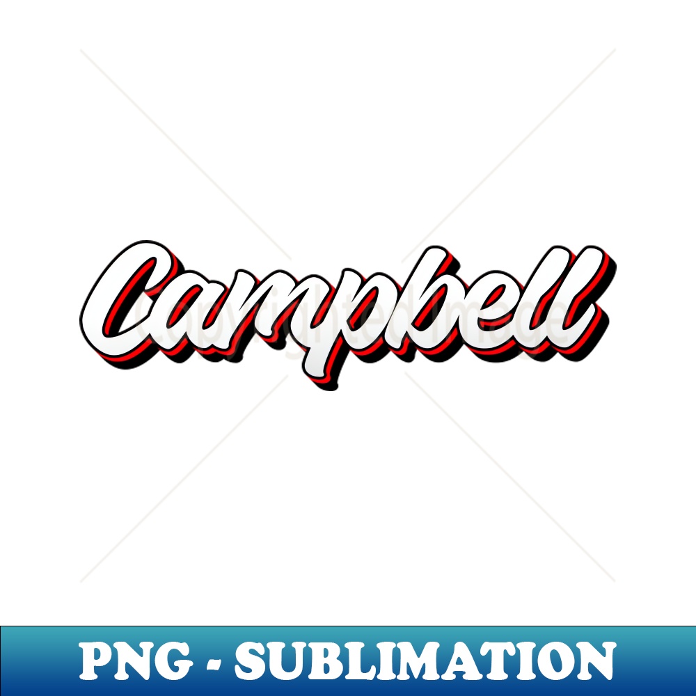 Campbell name - cool 70s retro font - Aesthetic Sublimation | Inspire ...
