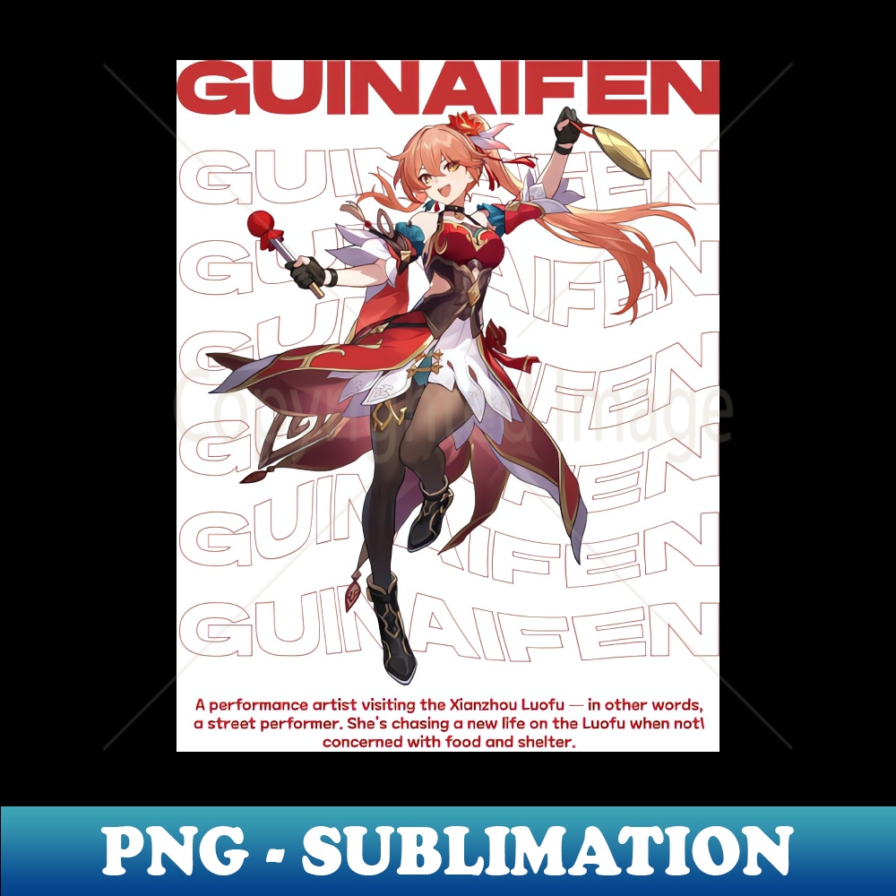 Guinaifen Honkai Star Rail - PNG Transparent Sublimation Des - Inspire ...