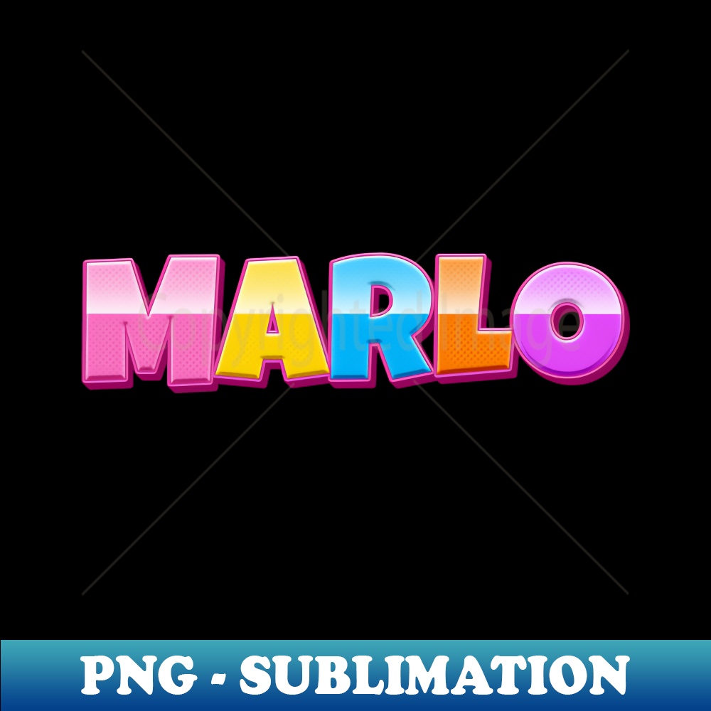 Rainbow Craft Marlo Name - Exclusive PNG Sublimation Downloa | Inspire ...