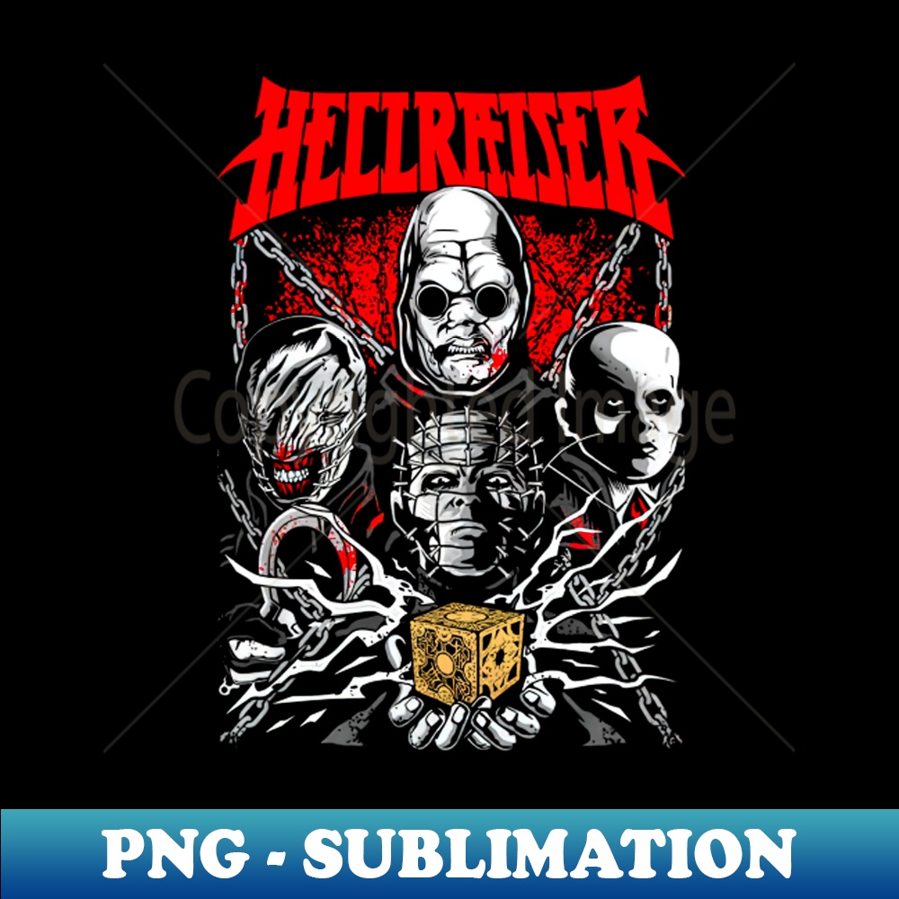 Hellraiser Pinhead Horror Movie - Instant Sublimation Digita | Inspire ...