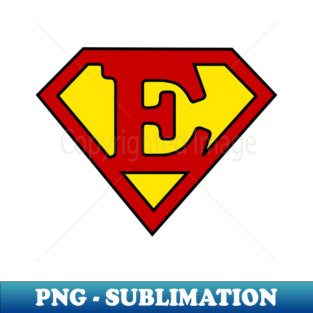 Superhero Symbol Letter E - Aesthetic Sublimation Digital Fi - Inspire ...