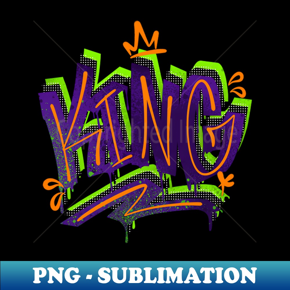 KING Graffiti Letter - Exclusive Sublimation Digital File - | Inspire ...