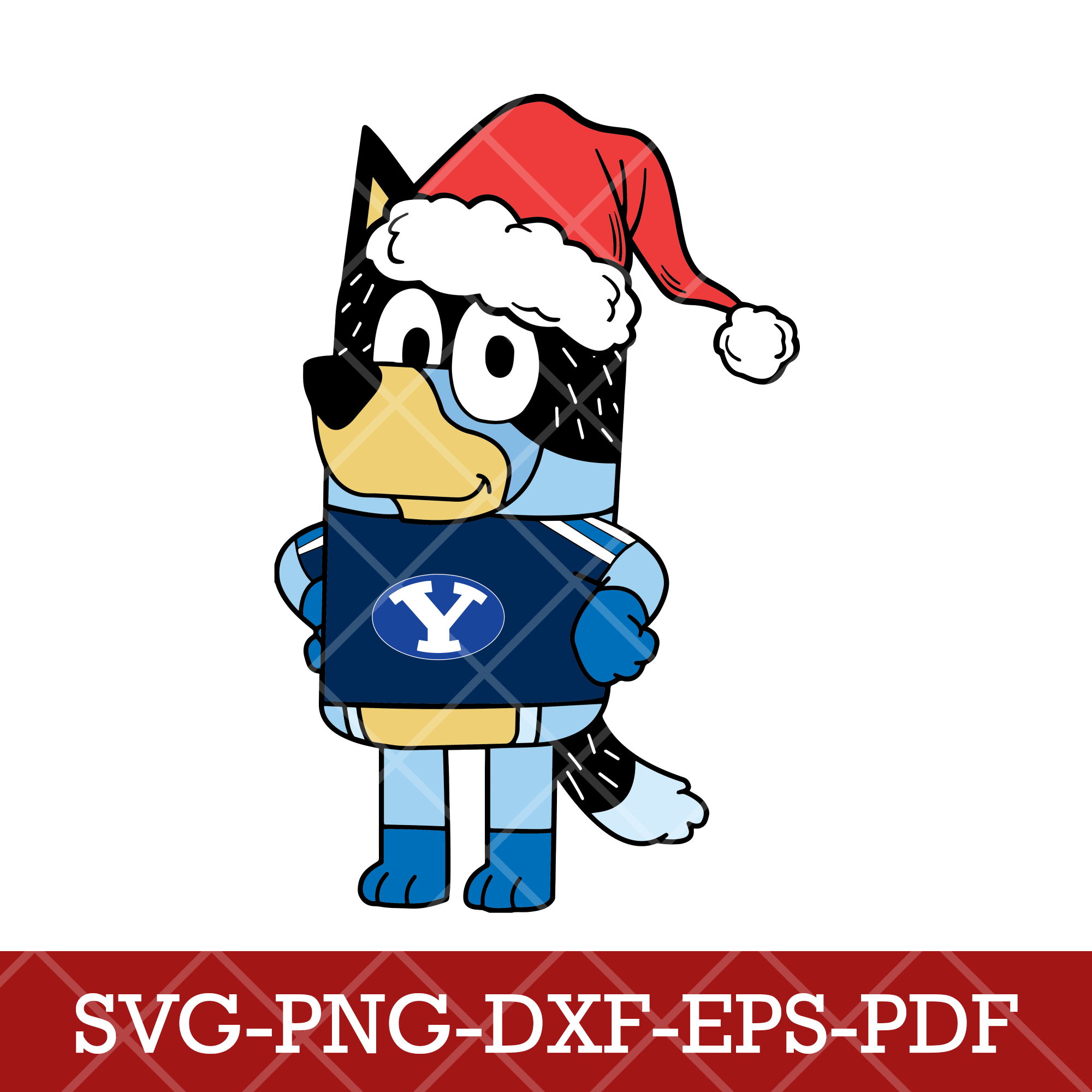 BYU Cougars_NCAA Bluey 7,NCAA svg,SVG,DXF,EPS,PNG,Digital do - Inspire ...