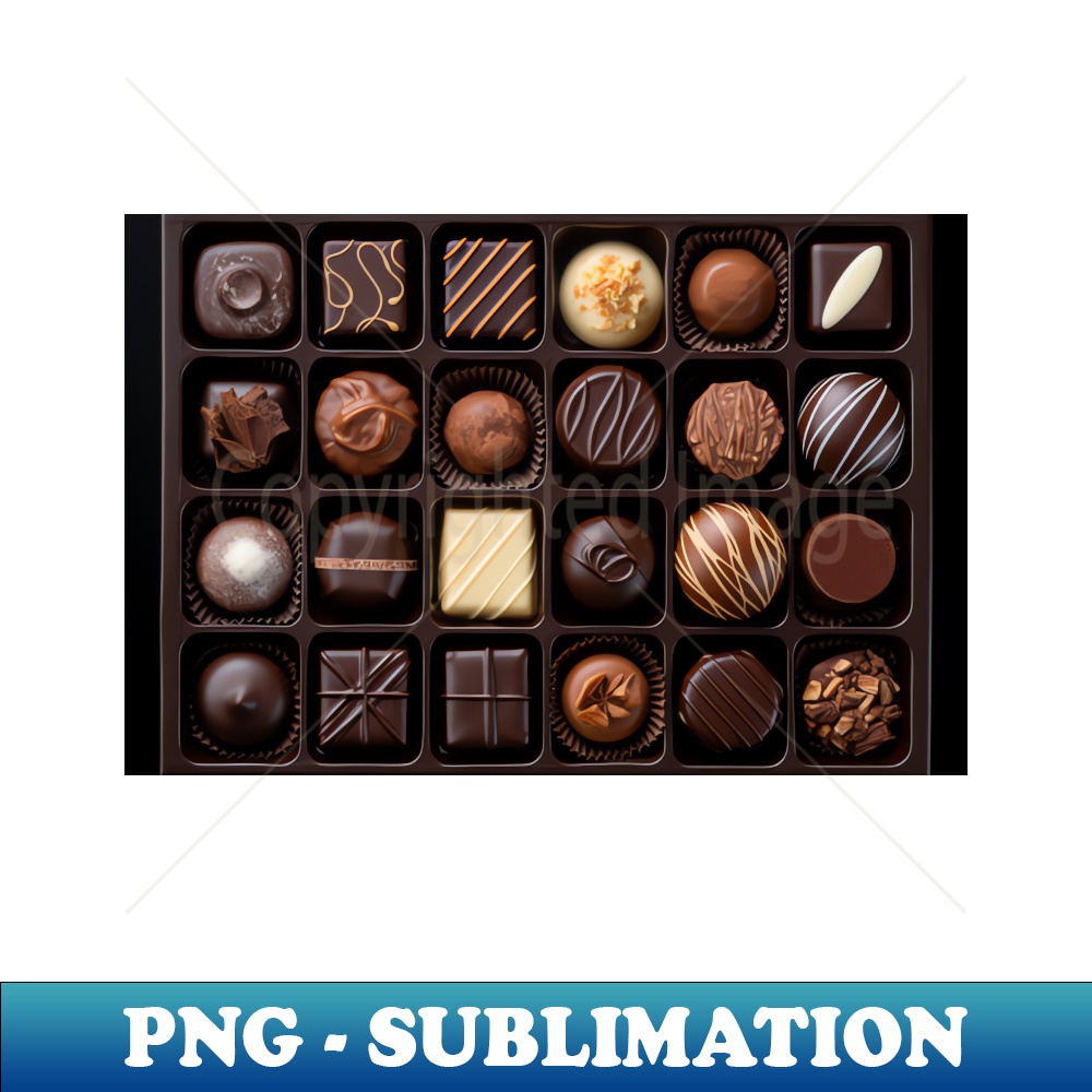 Box of chocolates - PNG Transparent Digital Download File fo | Inspire ...
