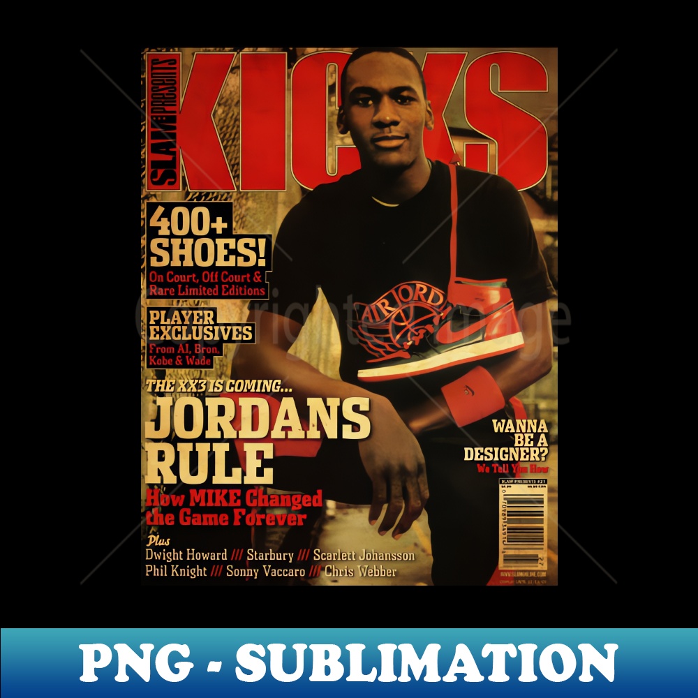 Vintage Jordan Cover Style - PNG Transparent Digital Downlo | Inspire ...