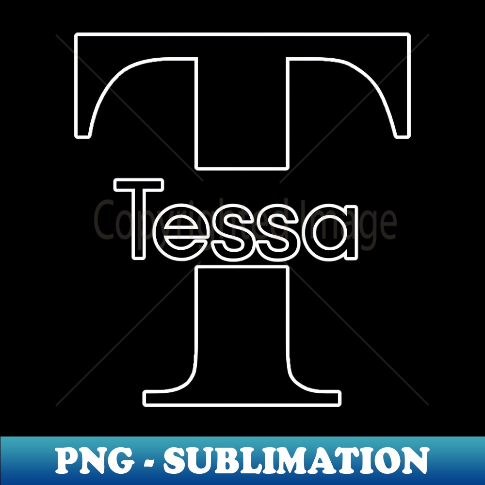 Initial T Monogram Tessa Name Label - Creative Sublimation P | Inspire ...
