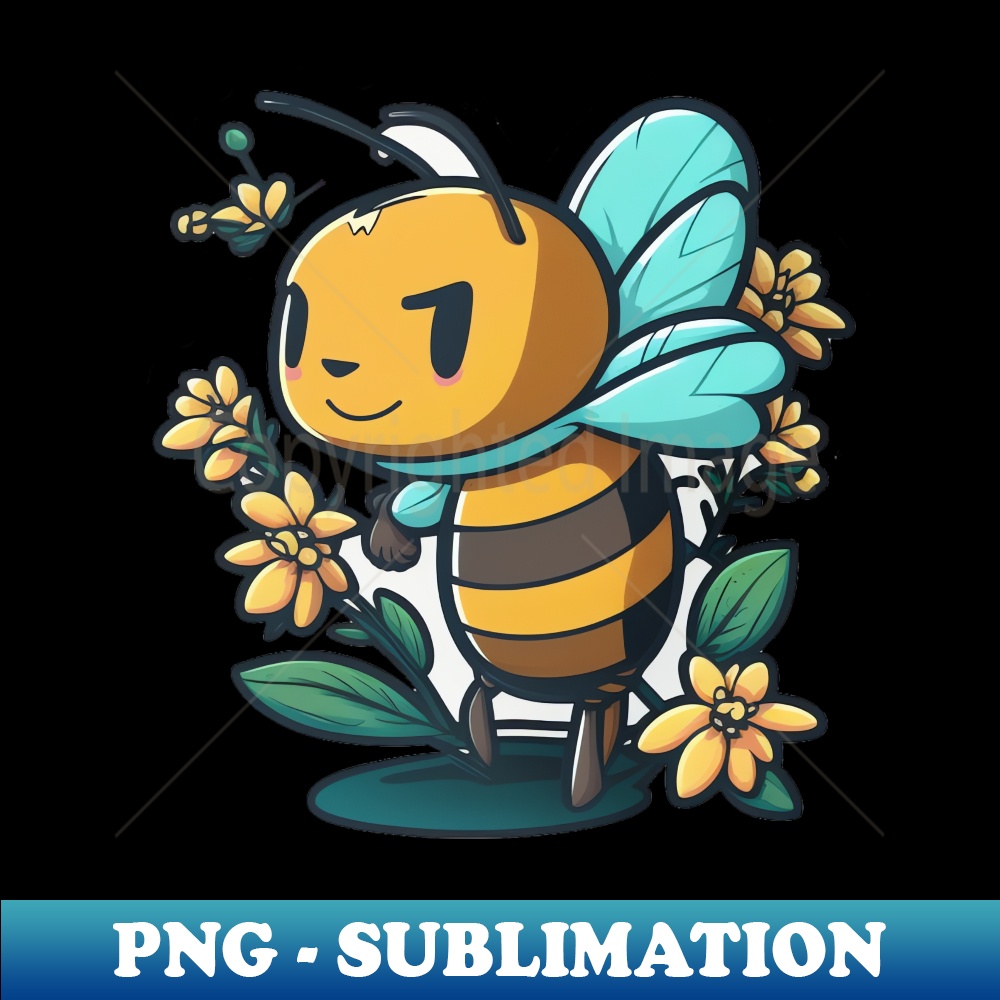 Cute cartoon bee - Professional Sublimation Digital Download | Inspire Uplift