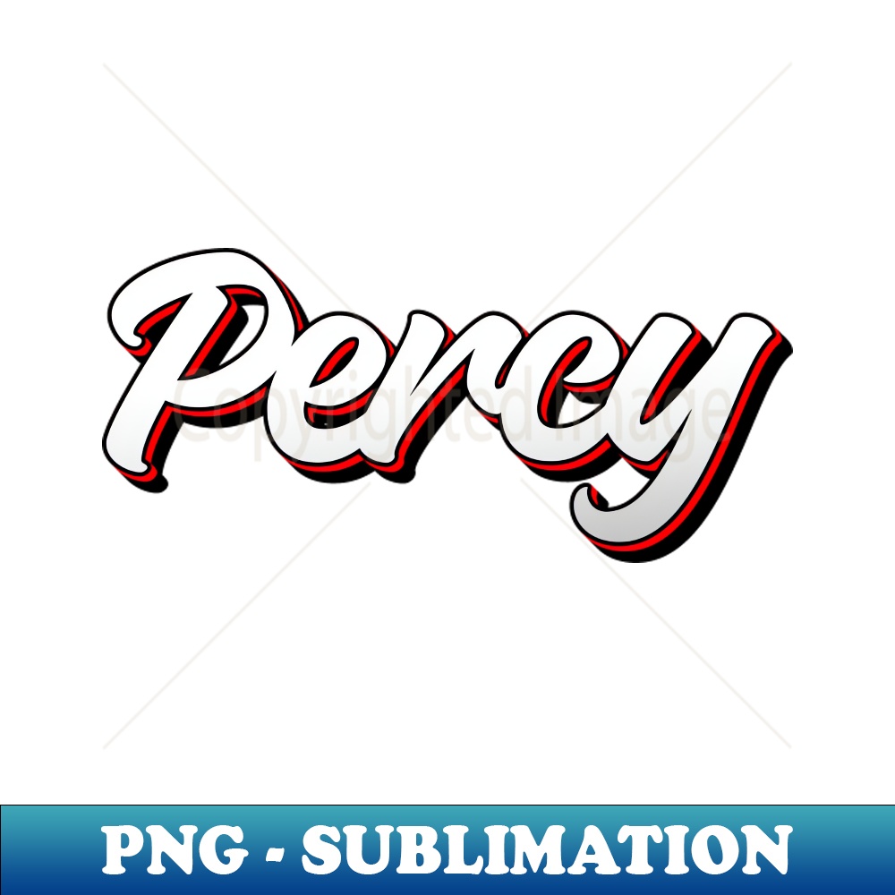 Percy name - cool 70s retro font - Signature Sublimation PNG | Inspire ...