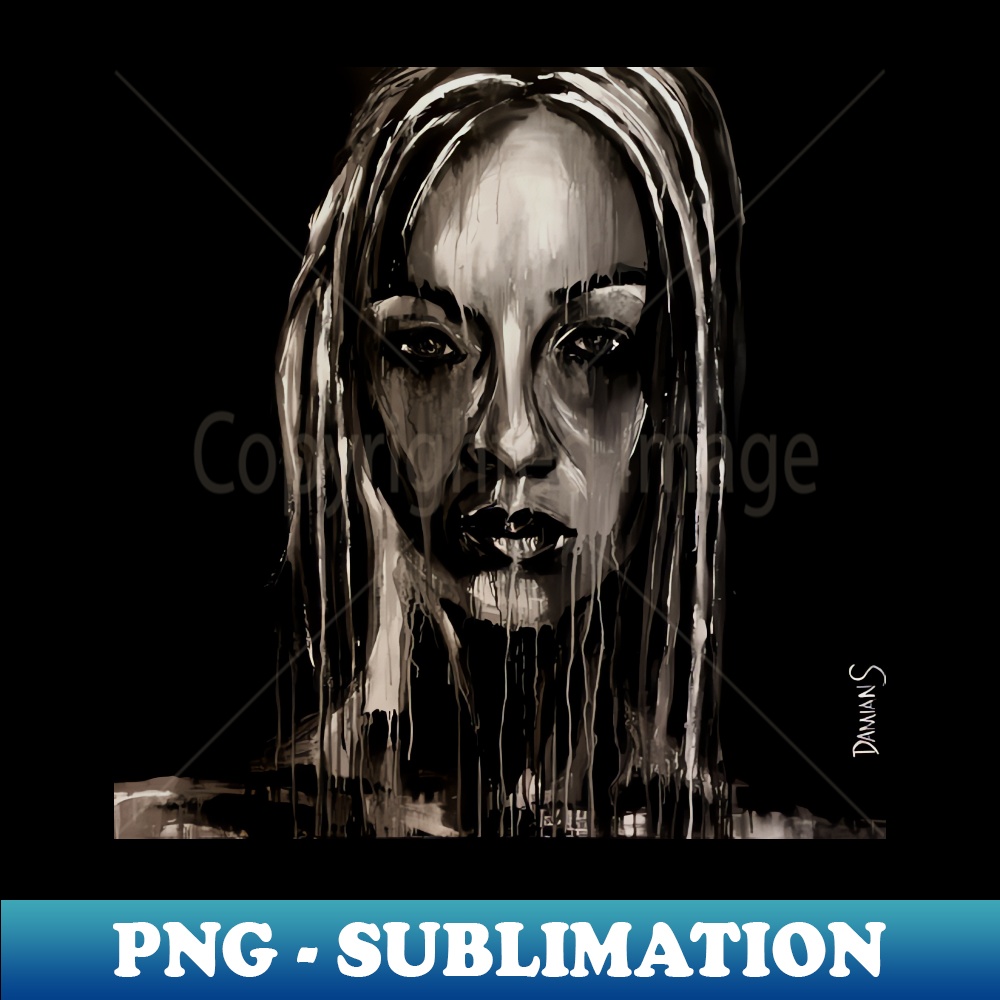 Female Fighter posing in portrait painted with drip style - - Inspire ...