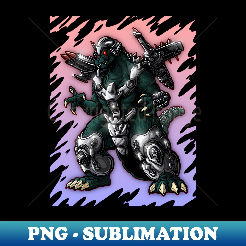 Power-Up Godzilla - High-Resolution PNG Sublimation File - P - Inspire ...