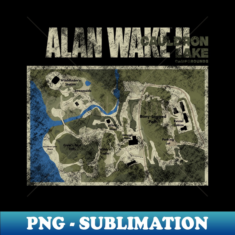 Alan Wake 2 - Cauldron Lake Campgrounds v2 - Digital Sublima - Inspire ...