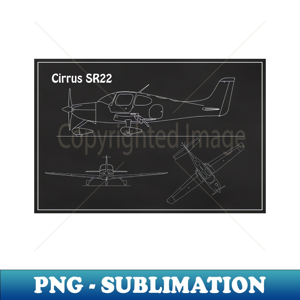 Cirrus SR22 - Airplane Blueprint Drawing Plans or Schematics | Inspire ...