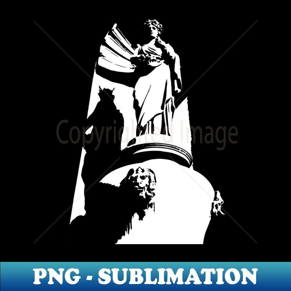 Woman Statue With A Devil Shadow - Artistic Sublimation Digi | Inspire ...