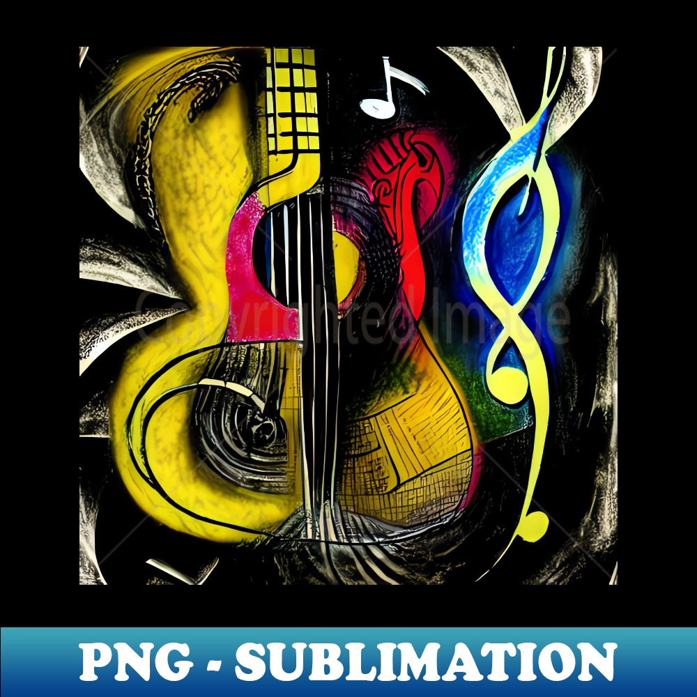 Abstract Image Of Musical Symbols - High-Resolution PNG Subl - Inspire ...