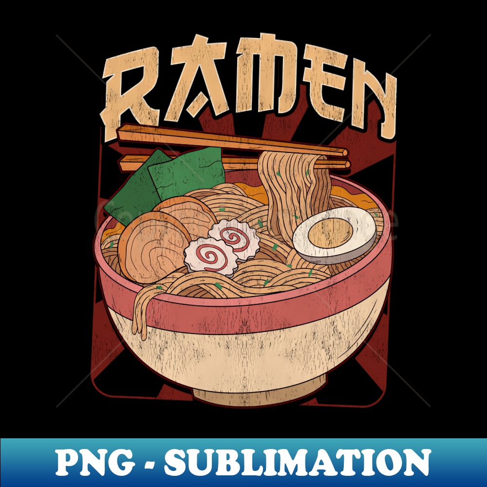A Japanese Ramen - PNG Transparent Sublimation Design - Spic | Inspire ...