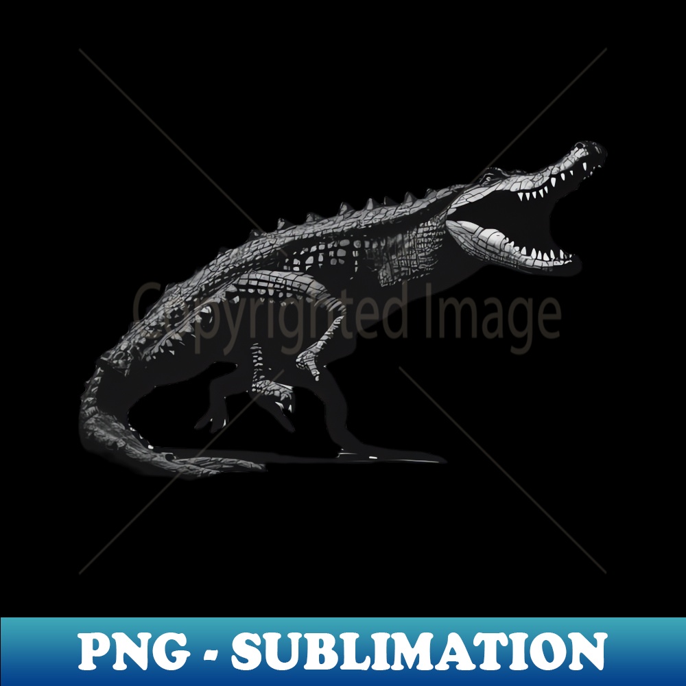 Alligator Shadow Silhouette Anime Style Collection No 98 - A | Inspire ...