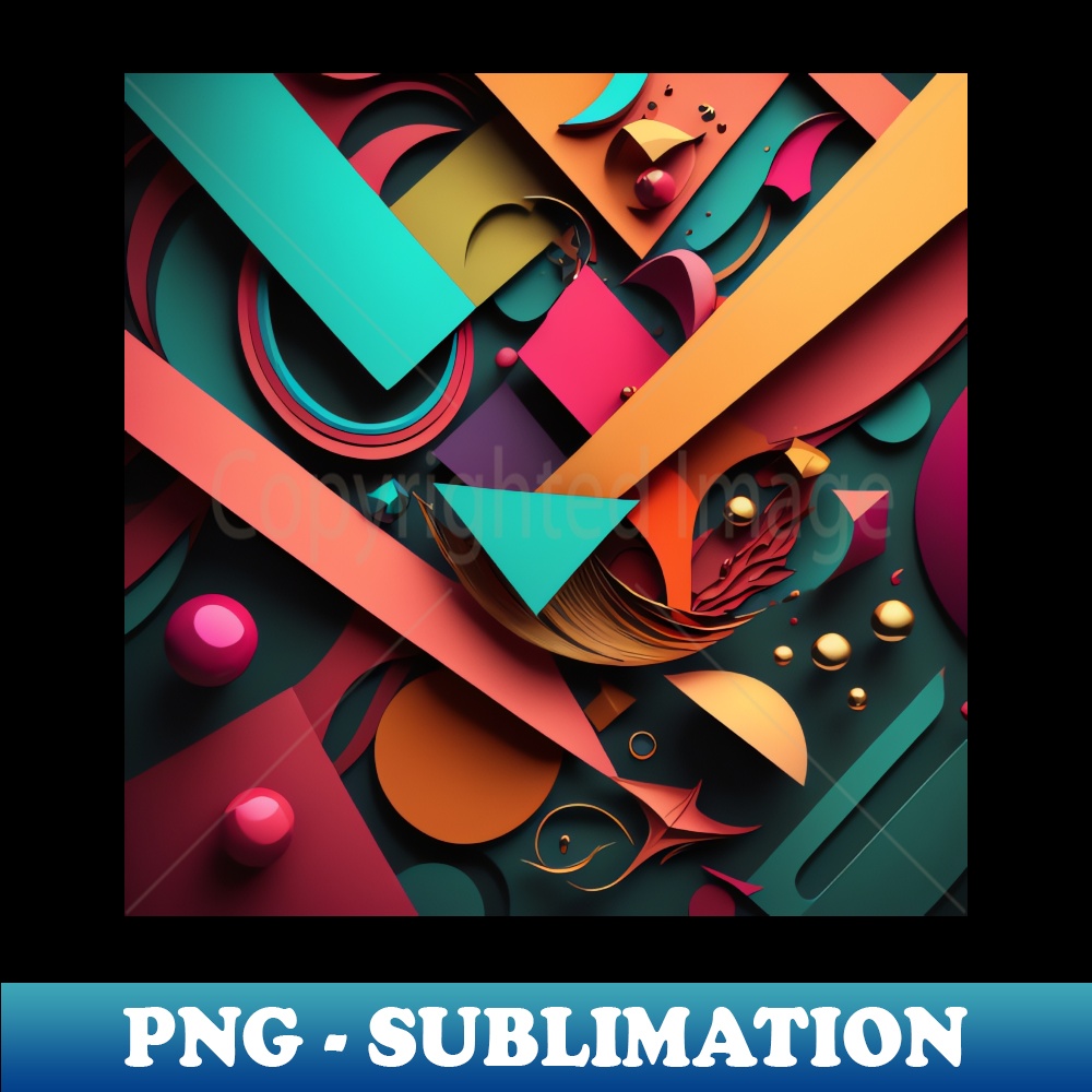 Shapes 3 Abstract Art - Modern Sublimation PNG File - Spice | Inspire ...