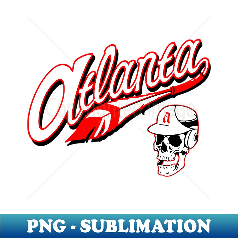 Atlanta Braves retro full script - PNG Sublimation Digital D | Inspire ...