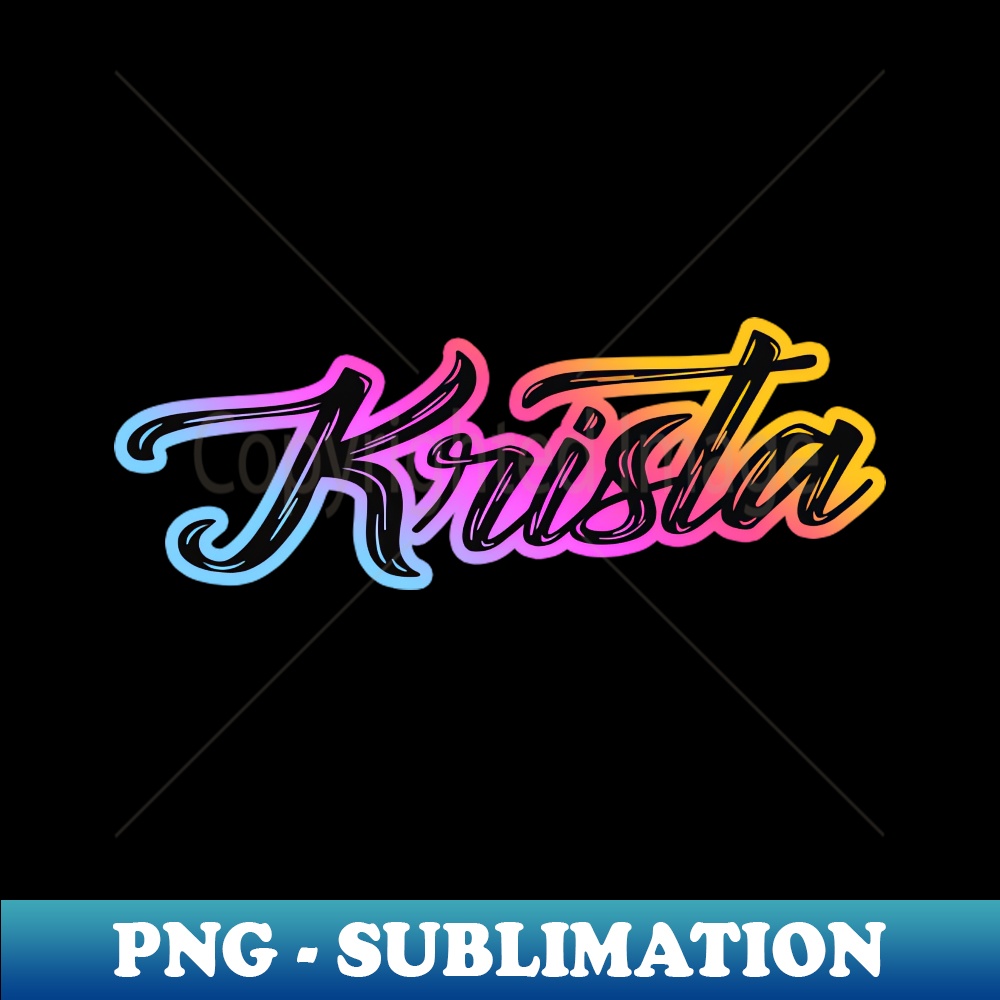 Name Krista - Instant PNG Sublimation Download - Defying the | Inspire ...