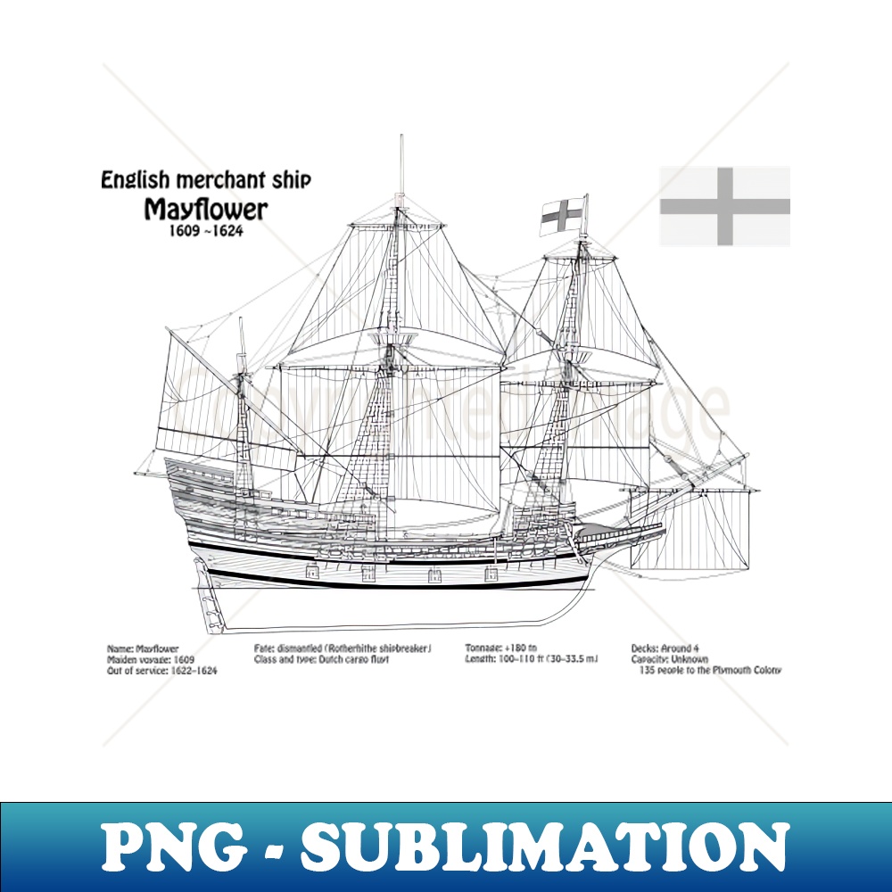 Mayflower plans America 17th century Pilgrims ship - SB - In | Inspire ...