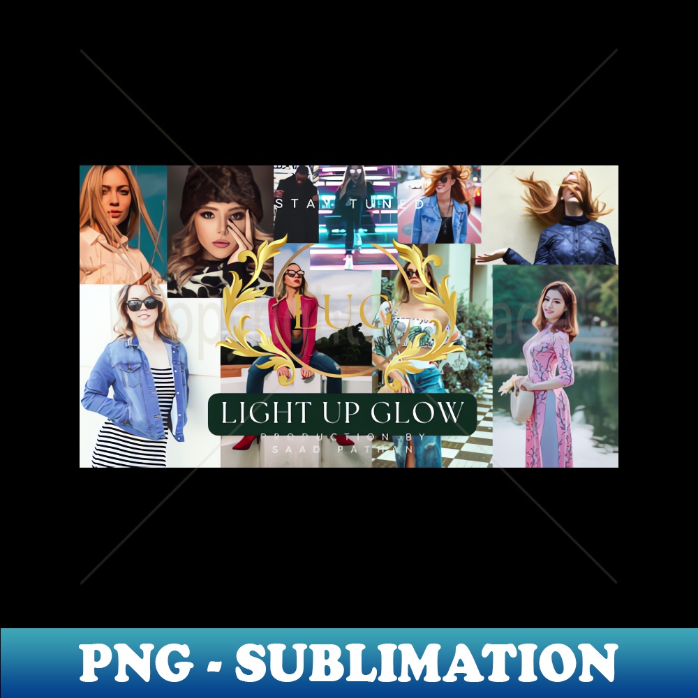 Light Up Glow Design - Stylish Sublimation Digital Download | Inspire ...