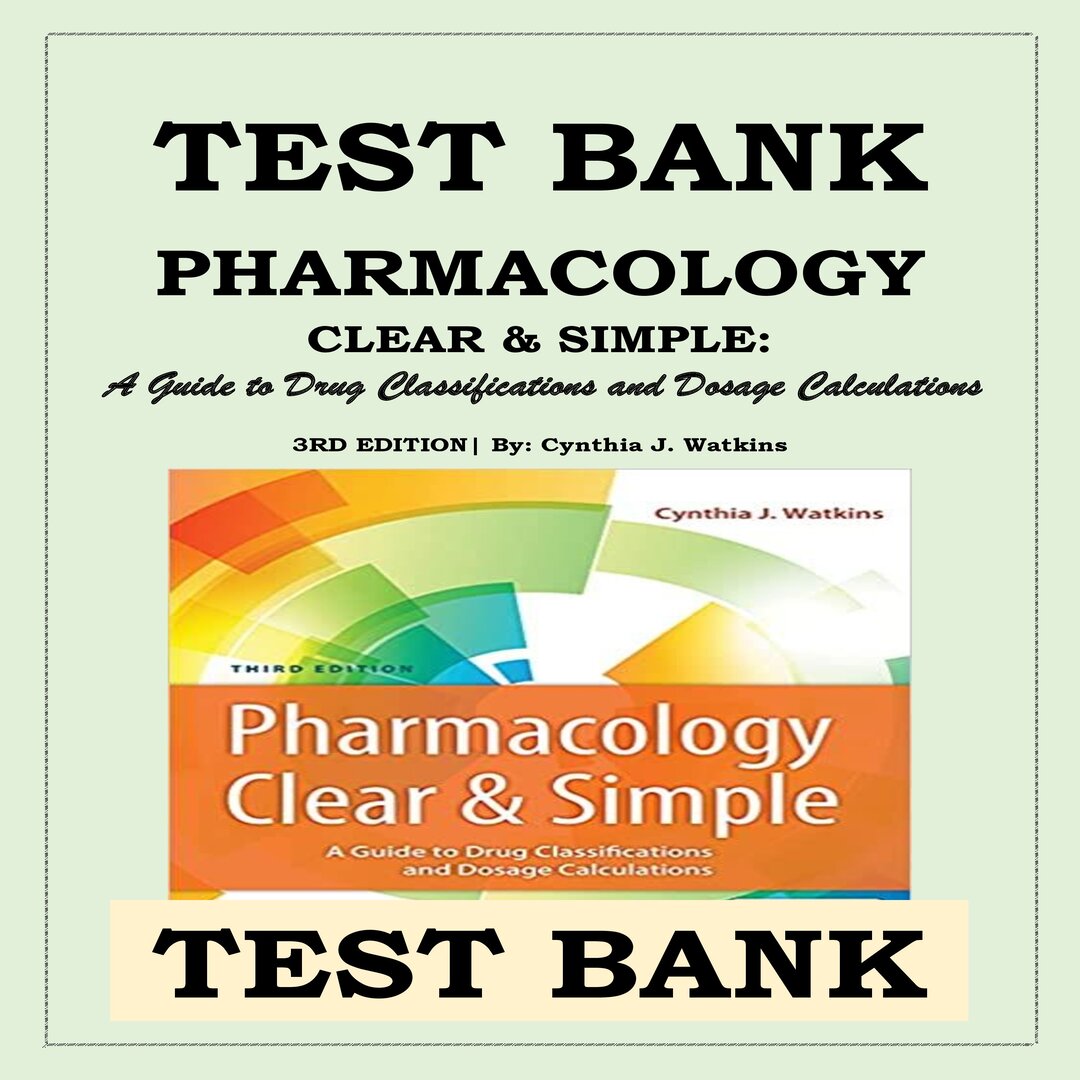 PHARMACOLOGY CLEAR AND SIMPLE - A Guide to Drug Classificati | Inspire ...