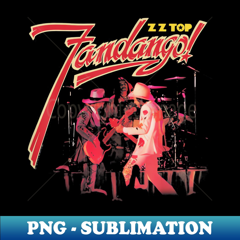 Fandango ZZ Top - PNG Transparent Sublimation File - Perfect | Inspire Uplift