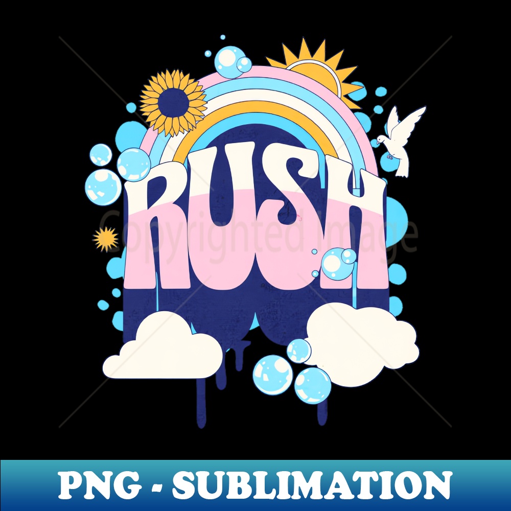 Rush Bubble Sea - PNG Transparent Digital Download File for - Inspire Uplift