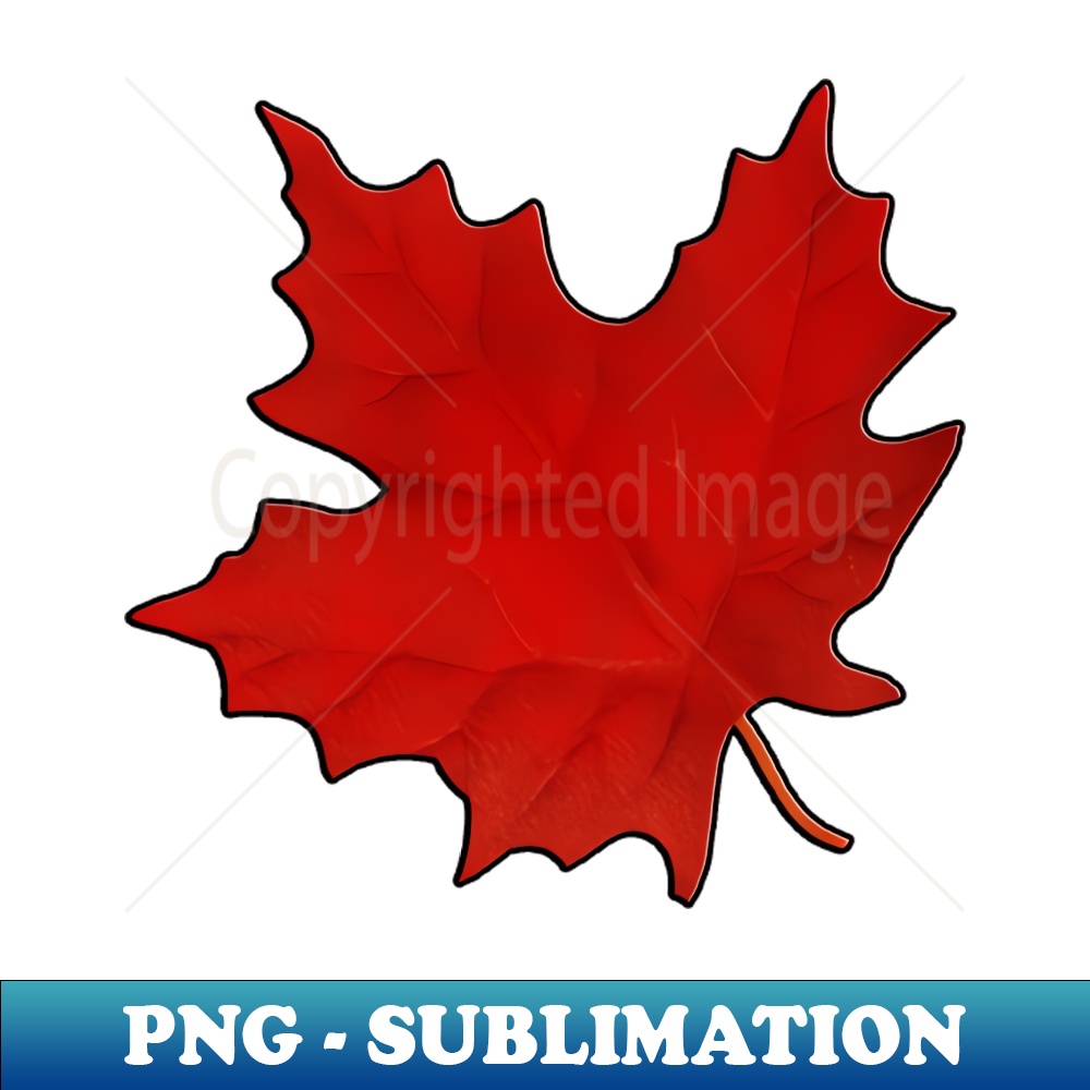 Red Maple Leaf - Professional Sublimation Digital Download - | Inspire ...