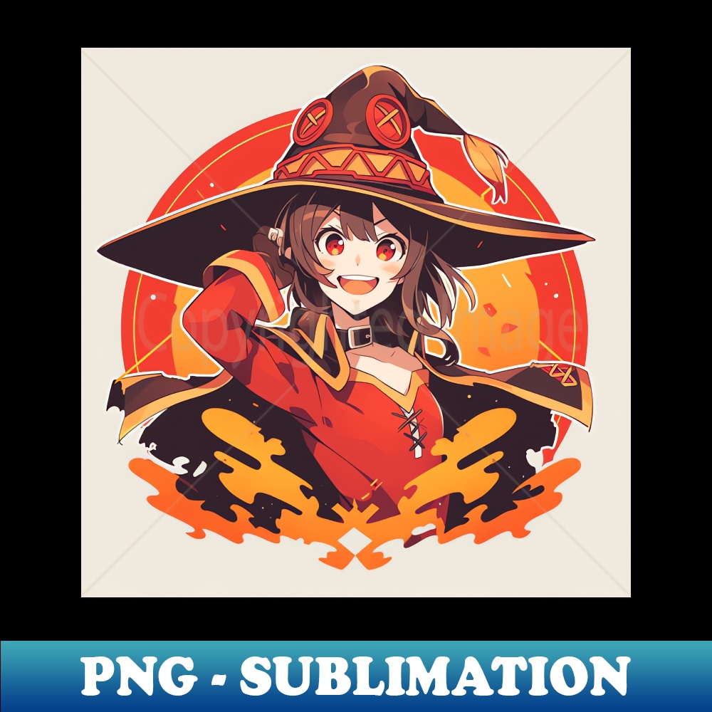excited megumin - Elegant Sublimation PNG Download - Create | Inspire ...