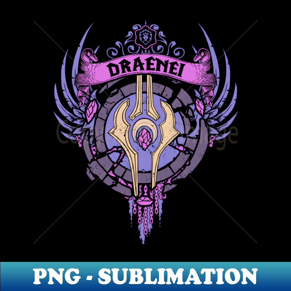 DRAENEI - LIMITED EDITION - Decorative Sublimation PNG File | Inspire ...