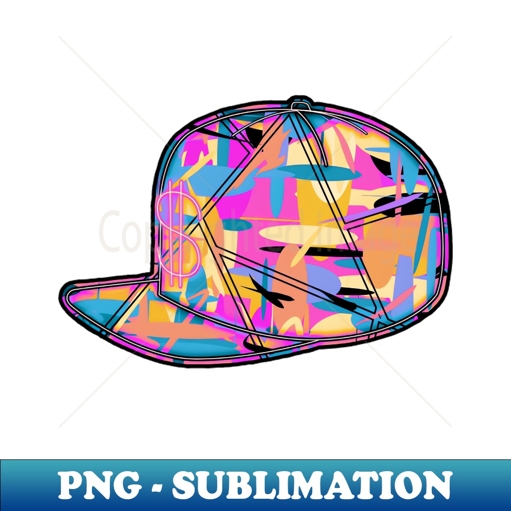 Money Hat 2 - Neon Dollar Sign - Professional Sublimation Di | Inspire ...