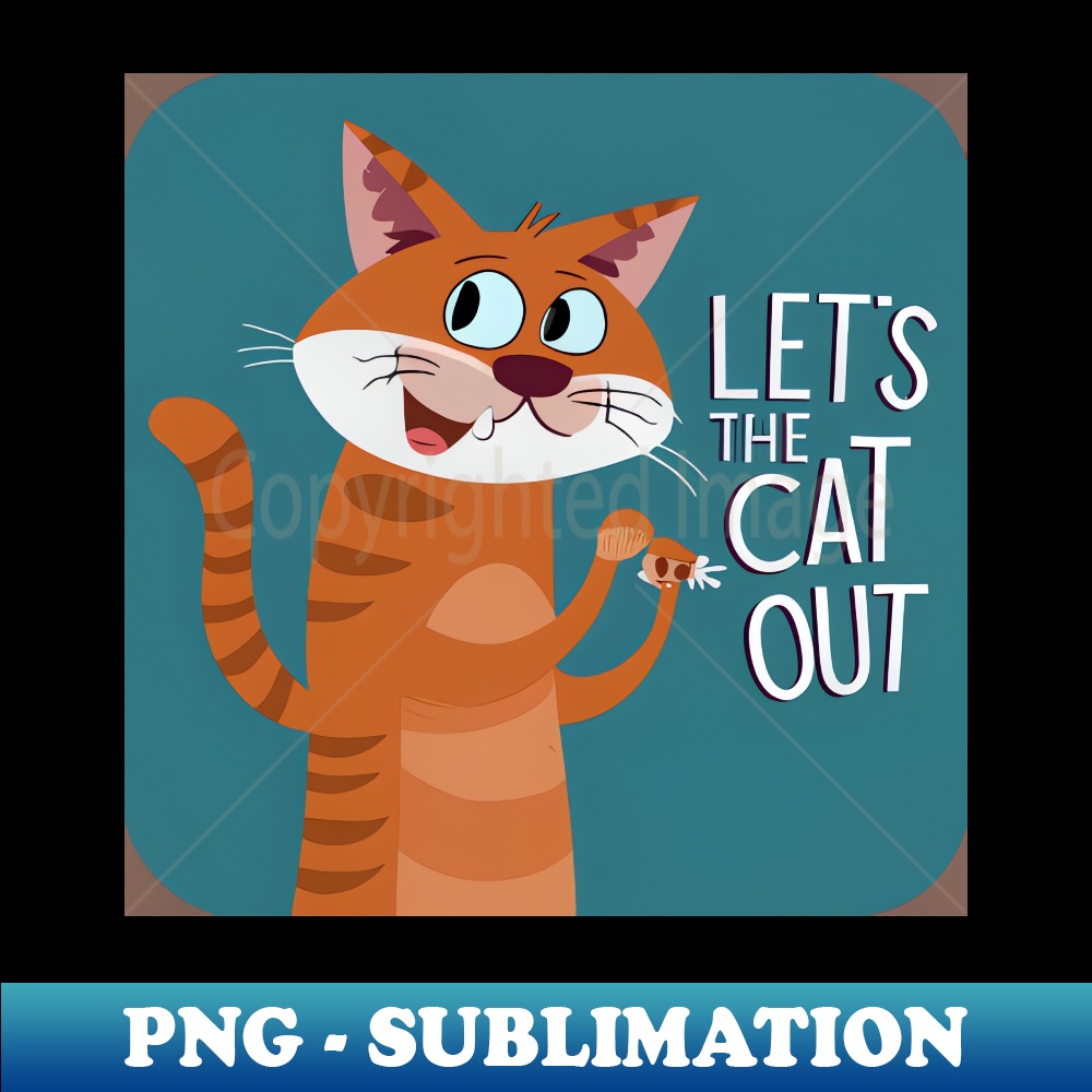 Cat out - Elegant Sublimation PNG Download - Create with Con - Inspire ...