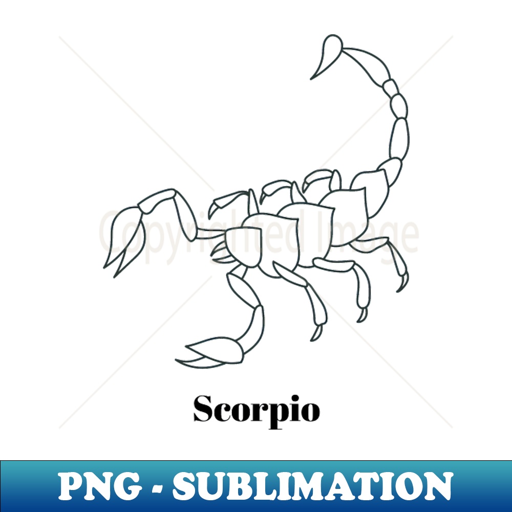 Scorpio Design - PNG Transparent Digital Download File for S - Inspire ...