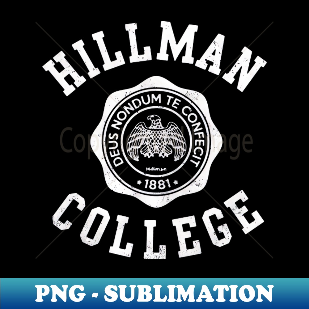 Hillman College Red REtro - PNG Transparent Sublimation Fil - Inspire ...