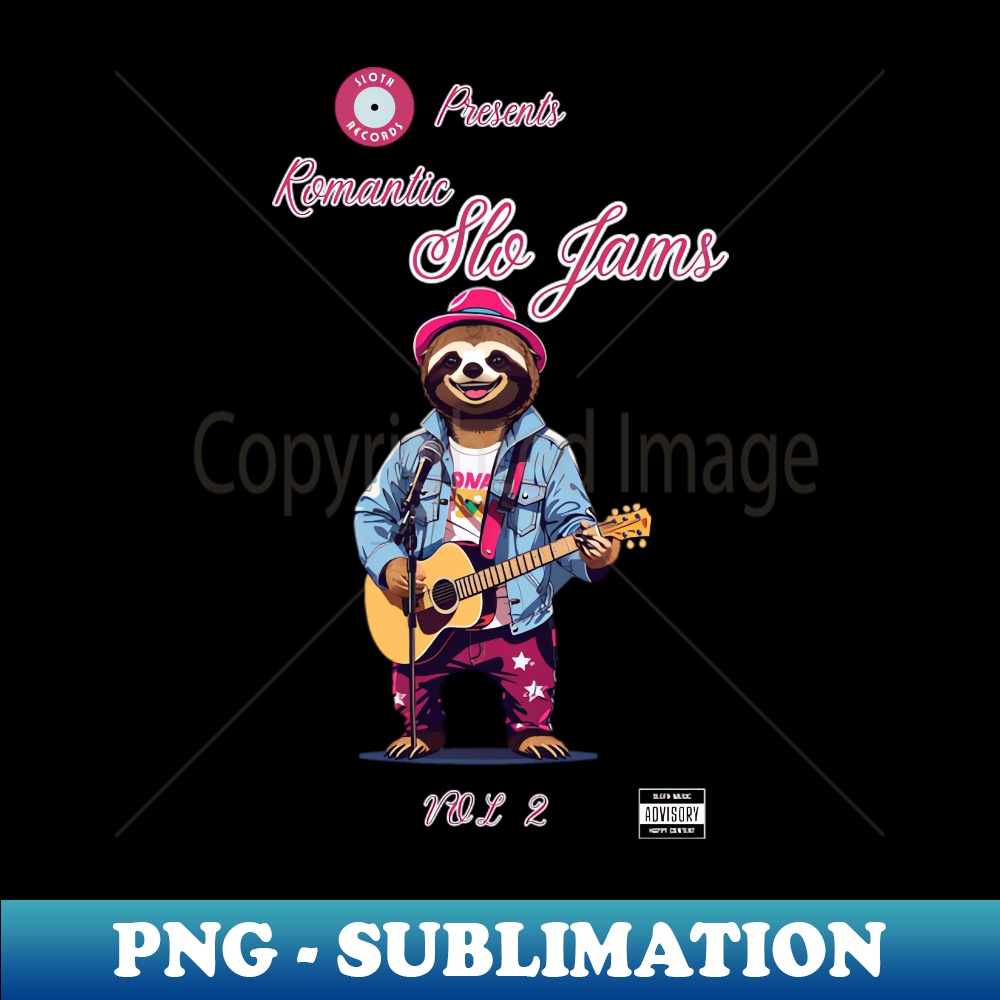 Romantic sloth playing guitar and singing romantic album cov | Inspire ...