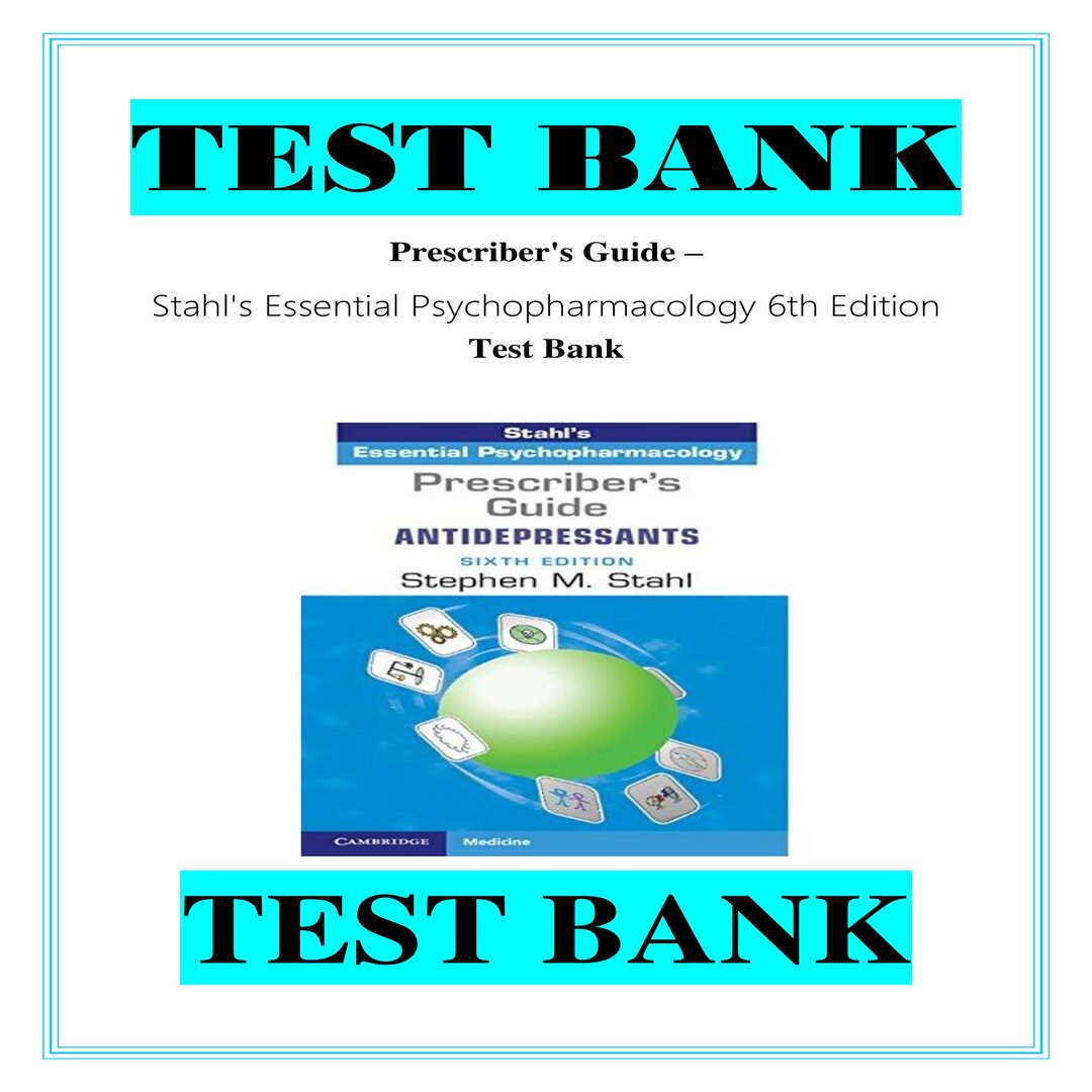Prescriber's Guide- Stahl's Essential Psychopharmacology 6th | Inspire ...