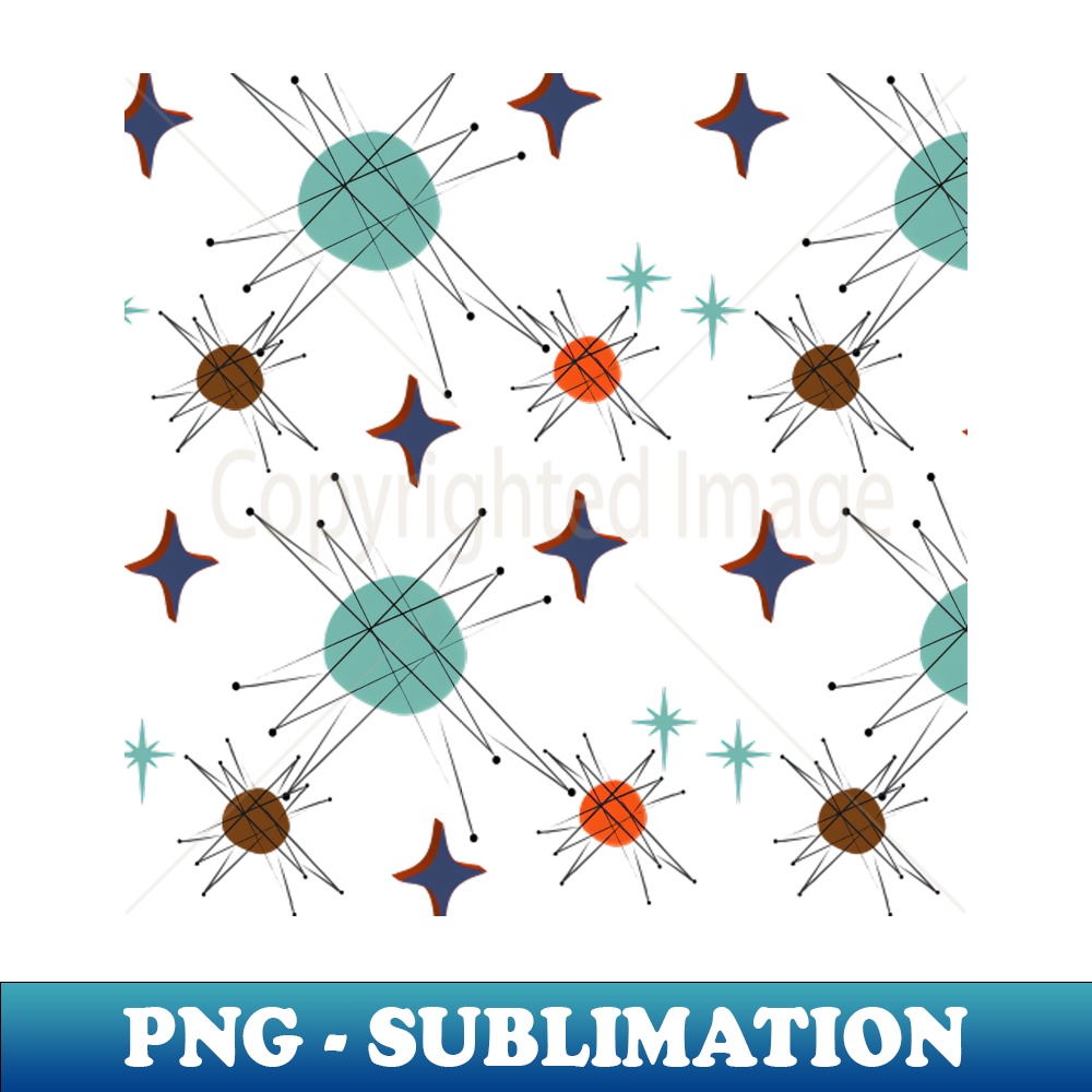 Mid Century Mod 3D Starburst pattern - Exclusive Sublimation | Inspire ...