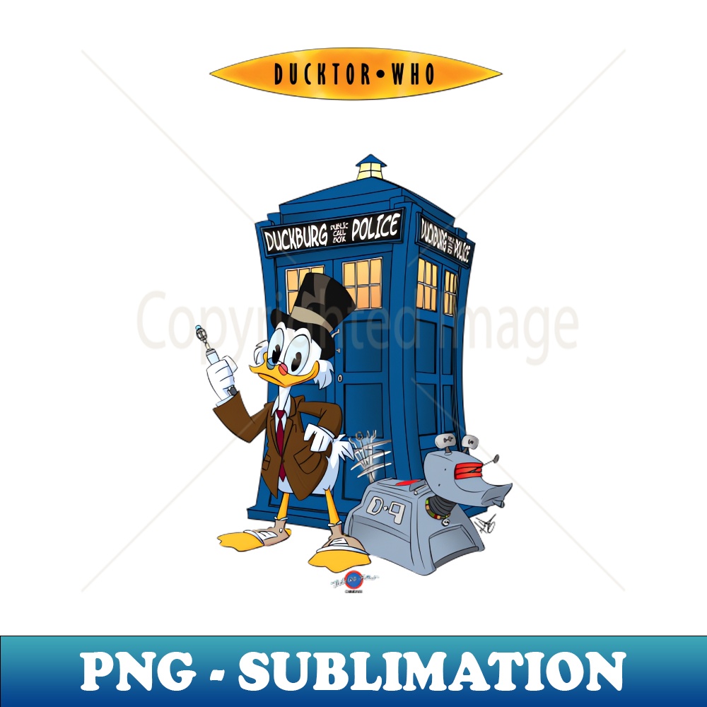 Ducktor Who - Creative Sublimation PNG Download - Instantly | Inspire ...