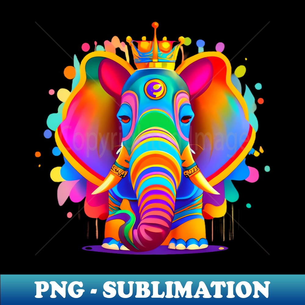 Colorful Elephant Graphic Design Art - Signature Sublimation | Inspire ...