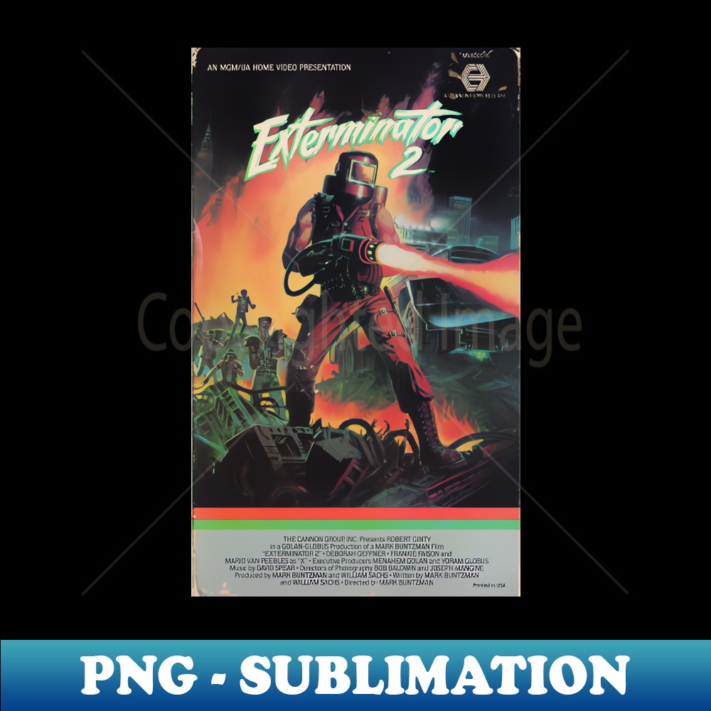 Exterminator 2 VHS cover v1 - Special Edition Sublimation PN | Inspire ...