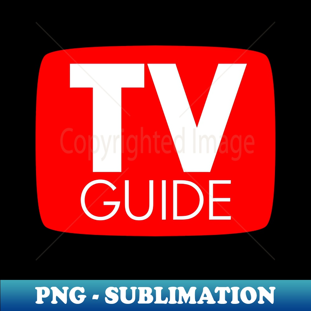 TV Guide Logo - Artistic Sublimation Digital File - Add a Fe | Inspire ...