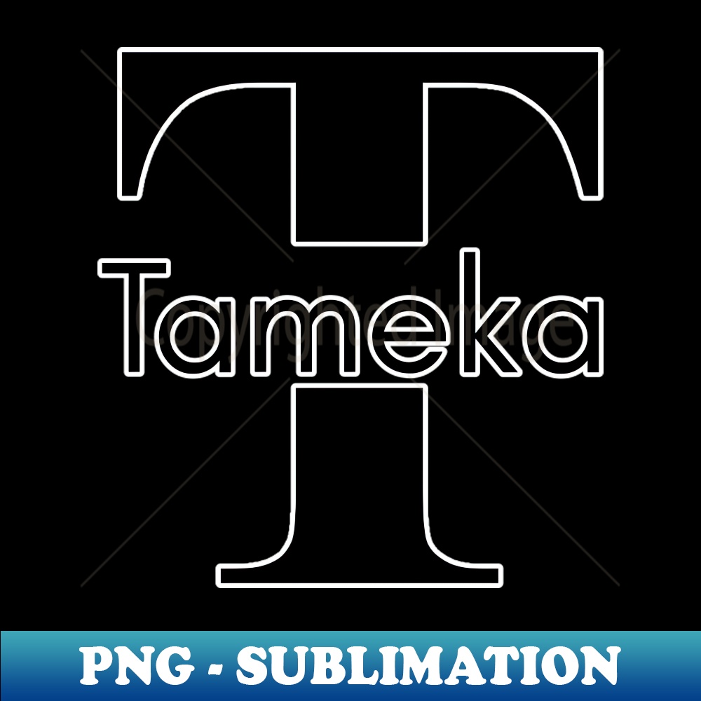 Initial T Monogram Tameka Name Label - Vintage Sublimation P | Inspire ...