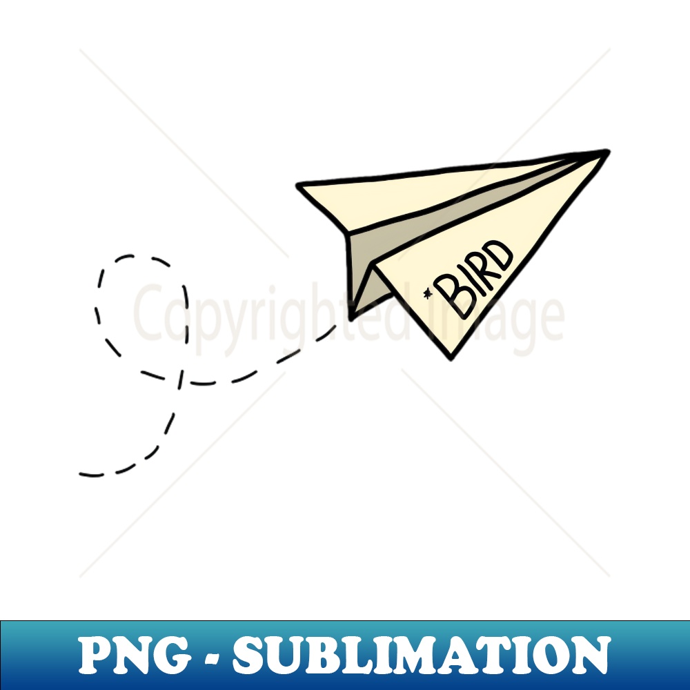 Bird Paper Plane Travel Sticker - Signature Sublimation PNG | Inspire ...