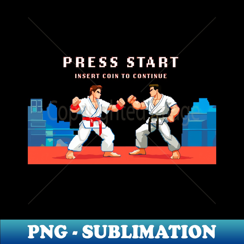 Press Start Button Retro Game - Aesthetic Sublimation Digita | Inspire ...
