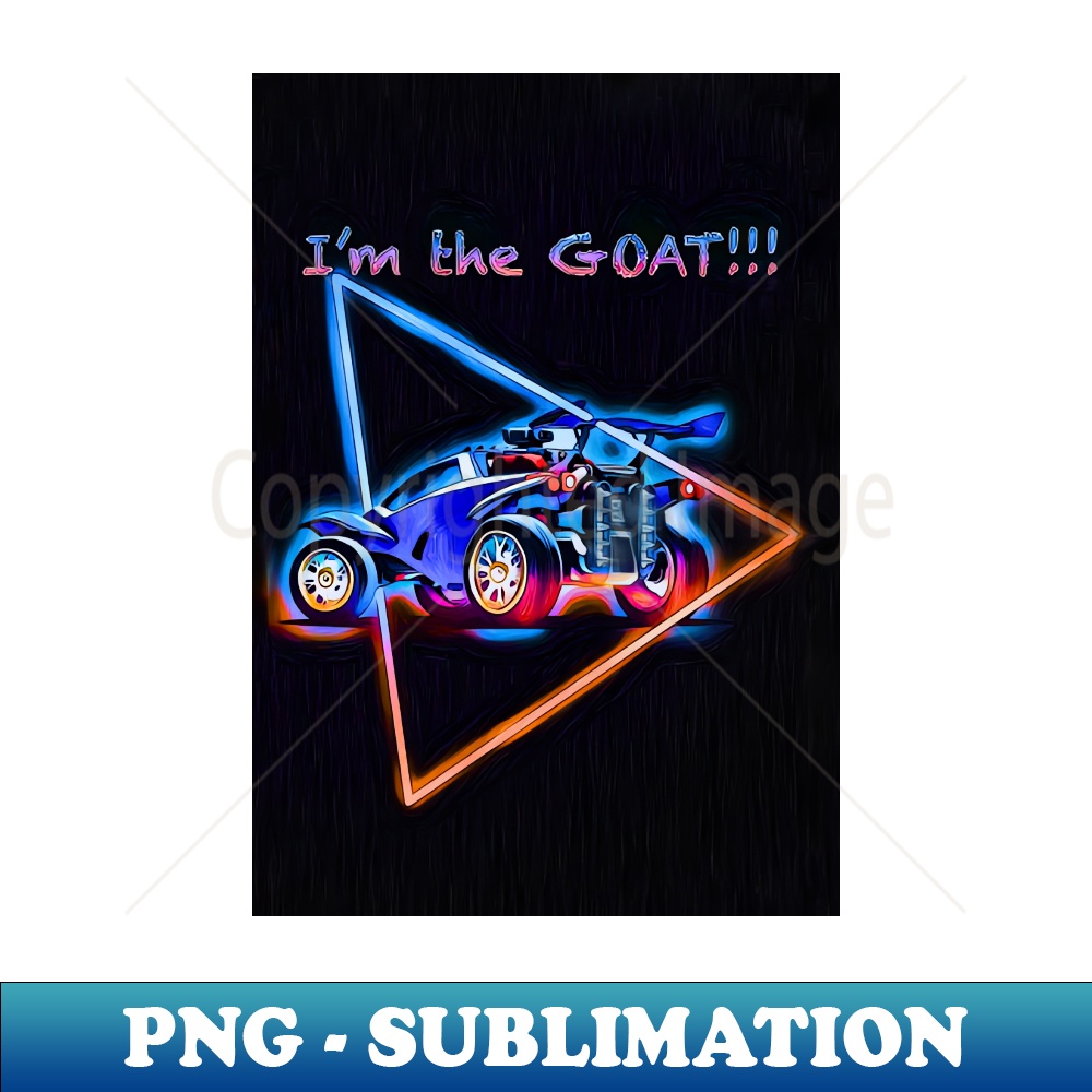 GOAT Rocket League Player Octane - Vintage Sublimation PNG D | Inspire ...