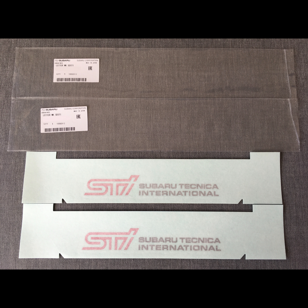 Subaru STI Front Door Decals Stickers for Forester STI | Inspire Uplift