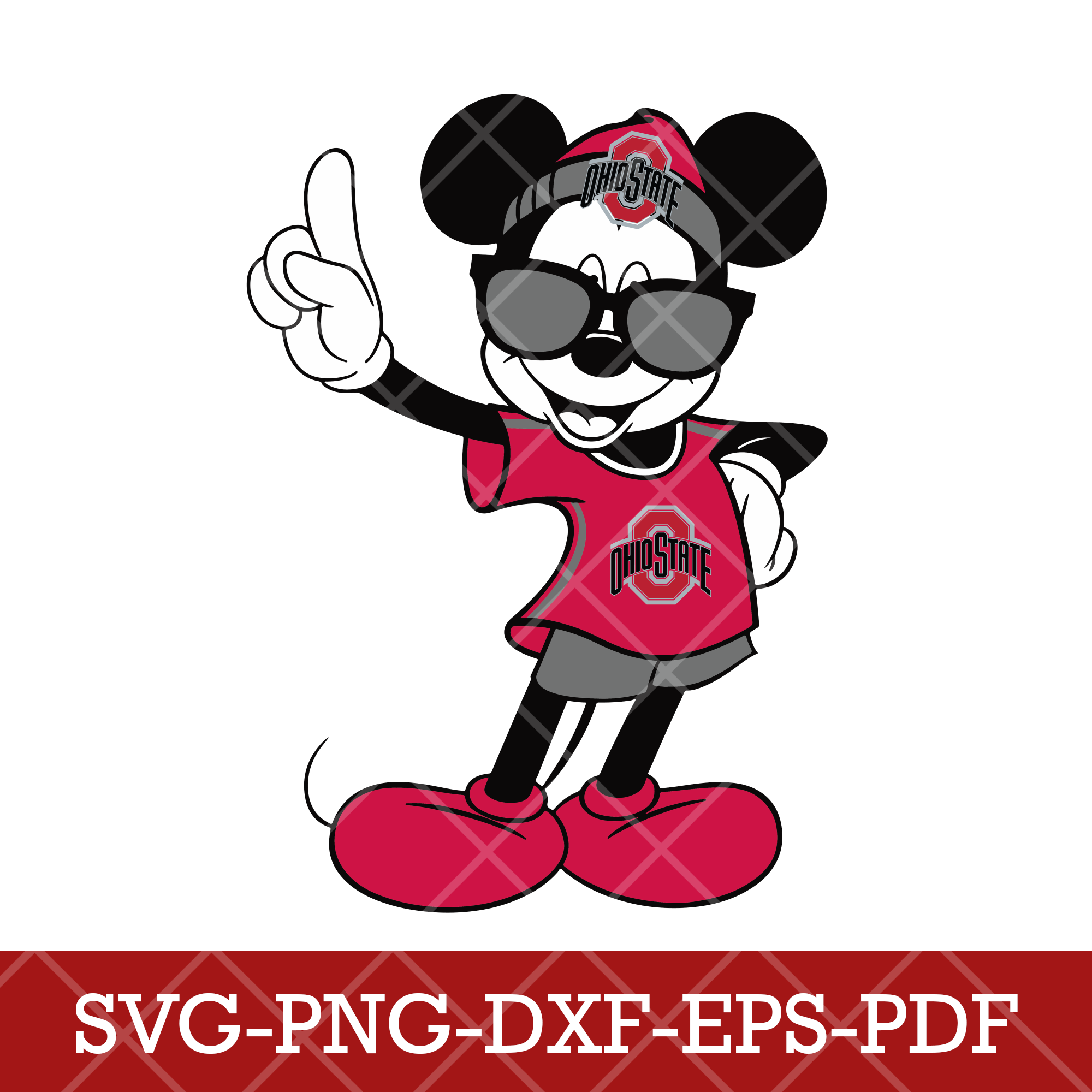 Ohio State Buckeyes_mickey NCAA 2,NCAA svg ,SVG,DXF,EPS,PNG, | Inspire ...