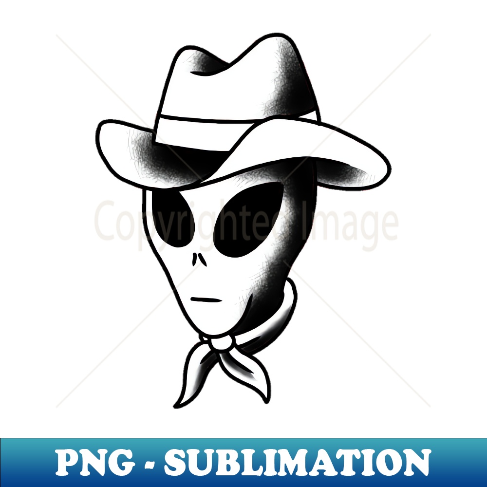 Alien cowboy - Sublimation-Ready PNG File - Revolutionize Yo | Inspire ...